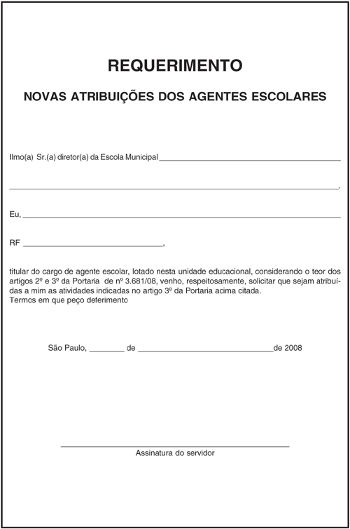 Requerimento: o que é, como fazer, tipos, exemplos - Brasil Escola